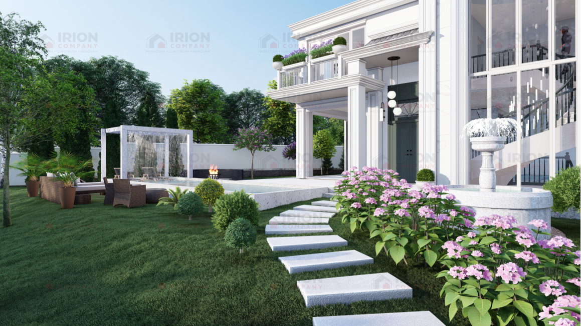 Proiect "la cheie" Casa stil Neoclasic, or. Chișinău: E.C. - IRION COMPANY